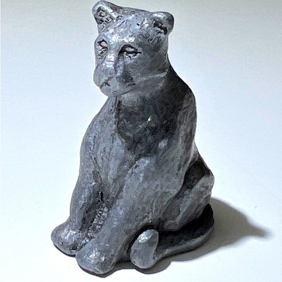 Accents | 1996 Pewter Big Cat Figure | Poshmark